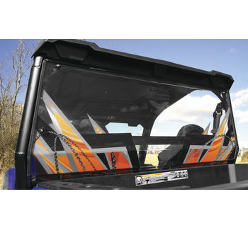 Over Armour Offroad Orange Rear Panel Window For Polaris Generals ...
