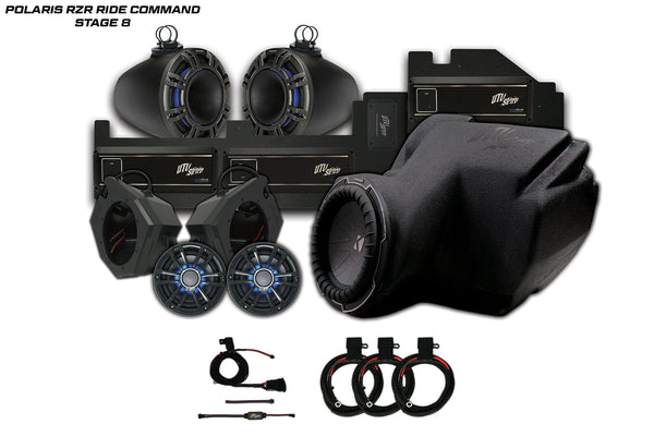 Polaris RZR Ride Command UTV Stereo Stage 8 Stereo System