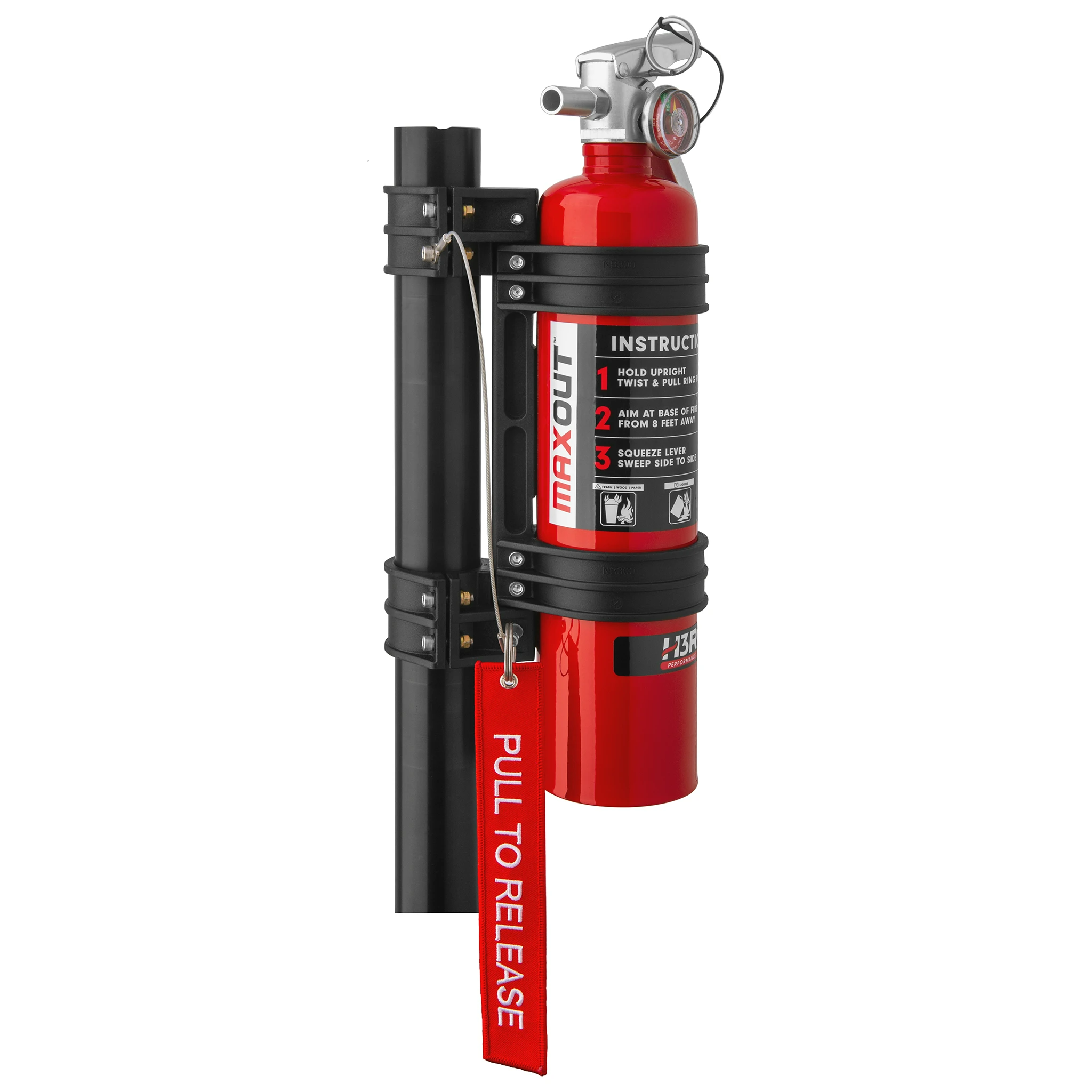 UTV Fire Extinguisher 2.5 Pound Red Maxout Dry Chemical | Gorilla Offroad